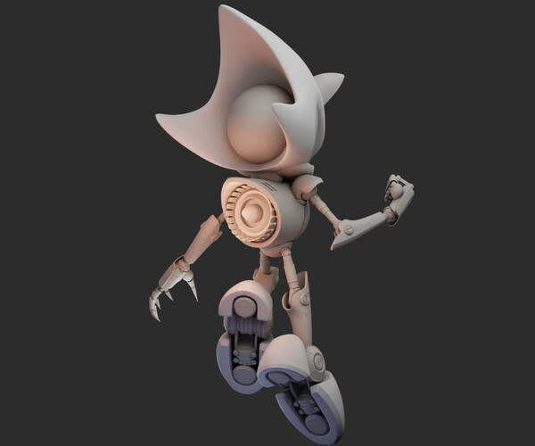 ArtStation - Metal Sonic RIG | Game Assets