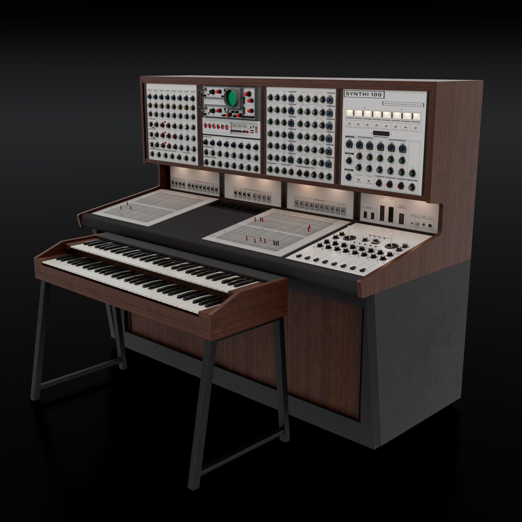 ArtStation - EMS Synthi 100 Modular Synthesiser | Game Assets