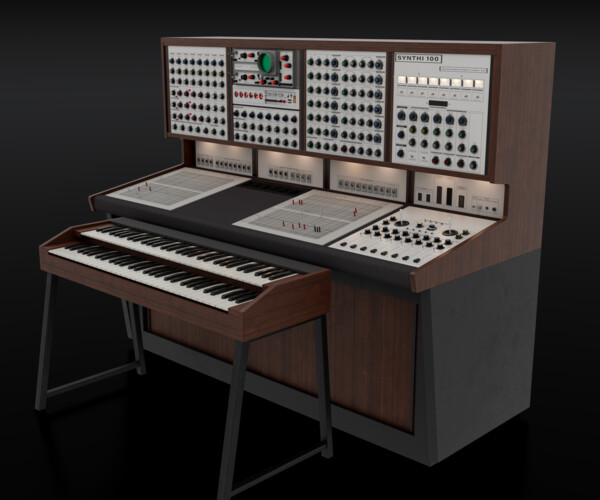 ArtStation - EMS Synthi 100 Modular Synthesiser | Game Assets