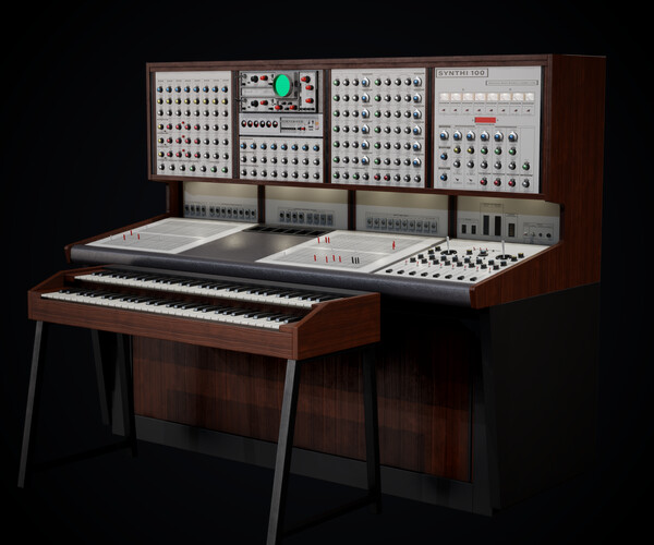 ArtStation - EMS Synthi 100 Modular Synthesiser | Game Assets