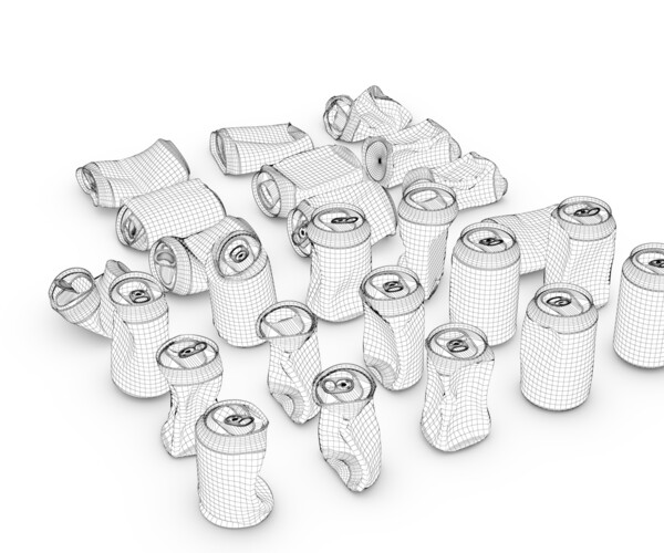 ArtStation - Crumpled Soda Can | Game Assets