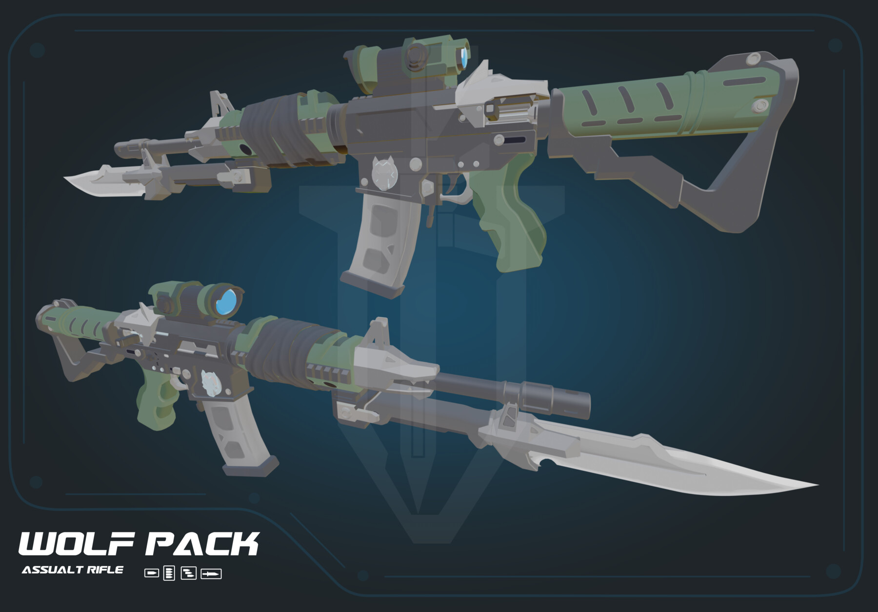 ArtStation - Wolf pack | Game Assets