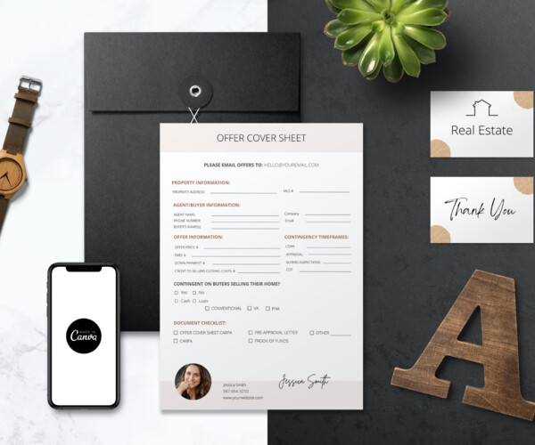 ArtStation - Offer Summary Sheet For Realtors Template | Artworks