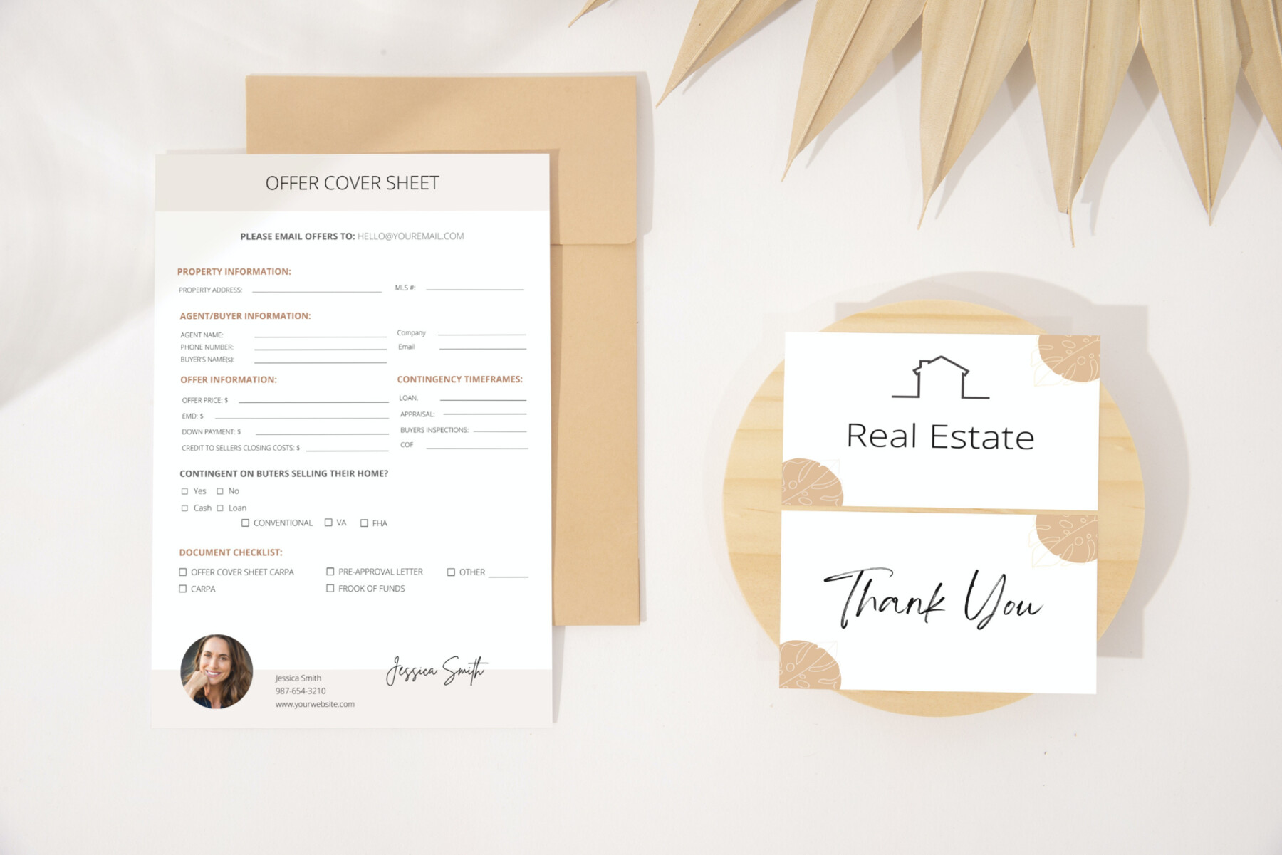 ArtStation - Offer Summary Sheet For Realtors Template | Artworks