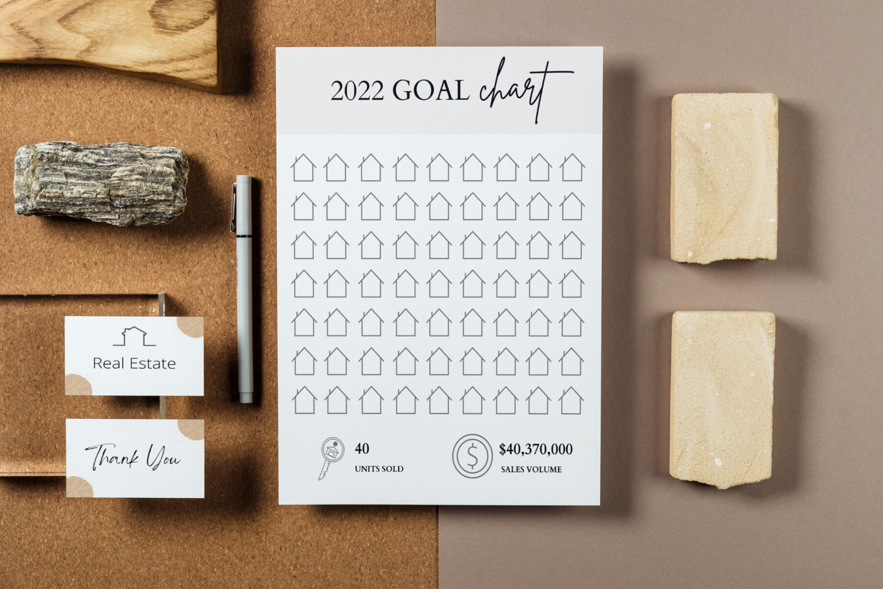 ArtStation - House Goal Chart Template | Artworks