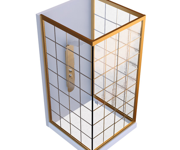 ArtStation - Shower cabin set 216 | Resources