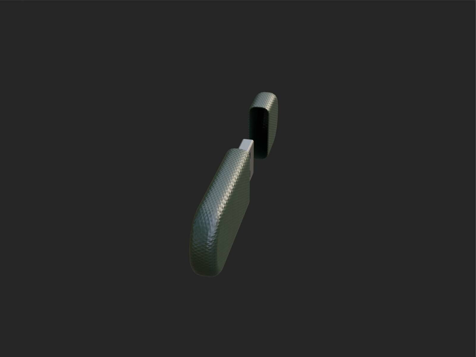 ArtStation - usb stick green | Game Assets
