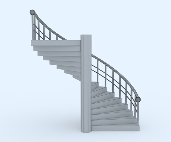 ArtStation - Half Round Stairs | Resources