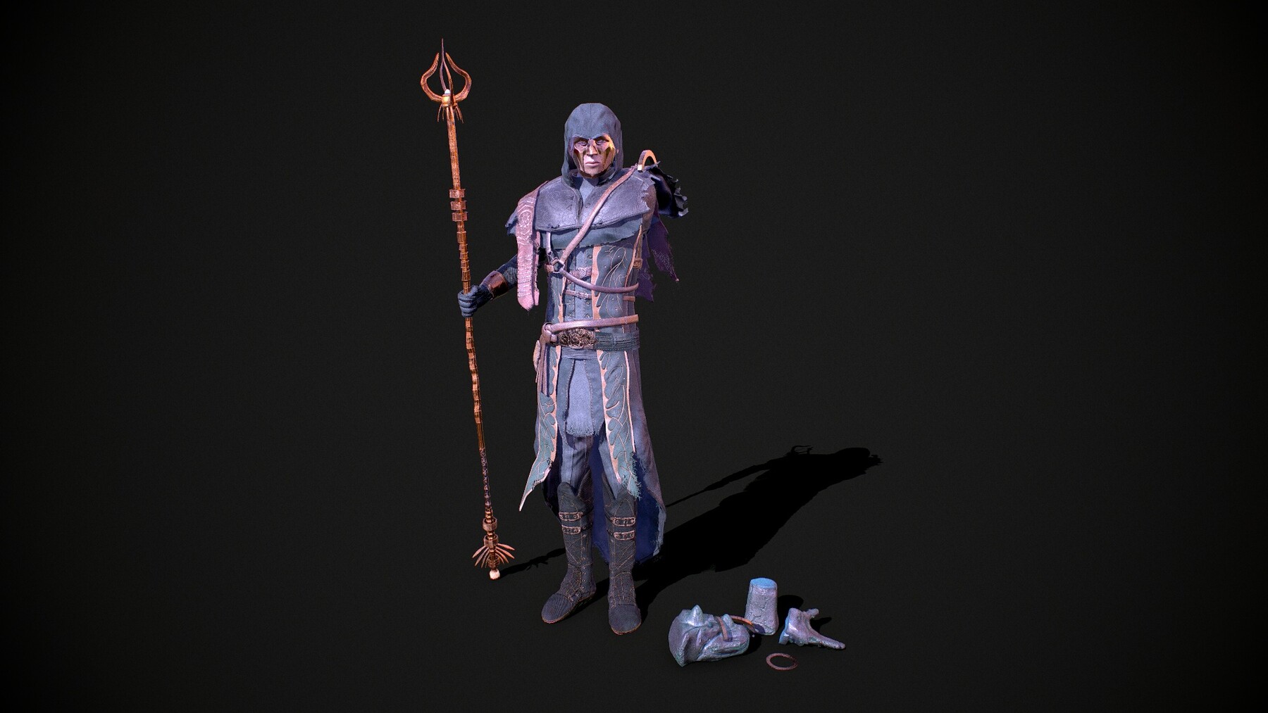 ArtStation - Fantasy Battle Mage - Esper (Realtime PBR Character ...