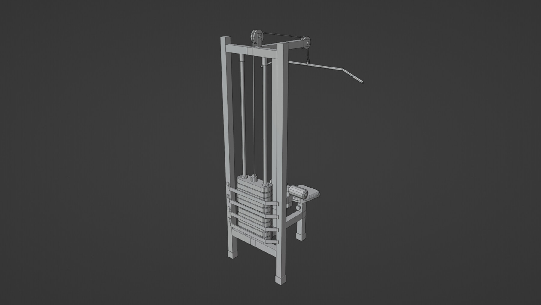 ArtStation - Lat Pulldown Machine | Resources