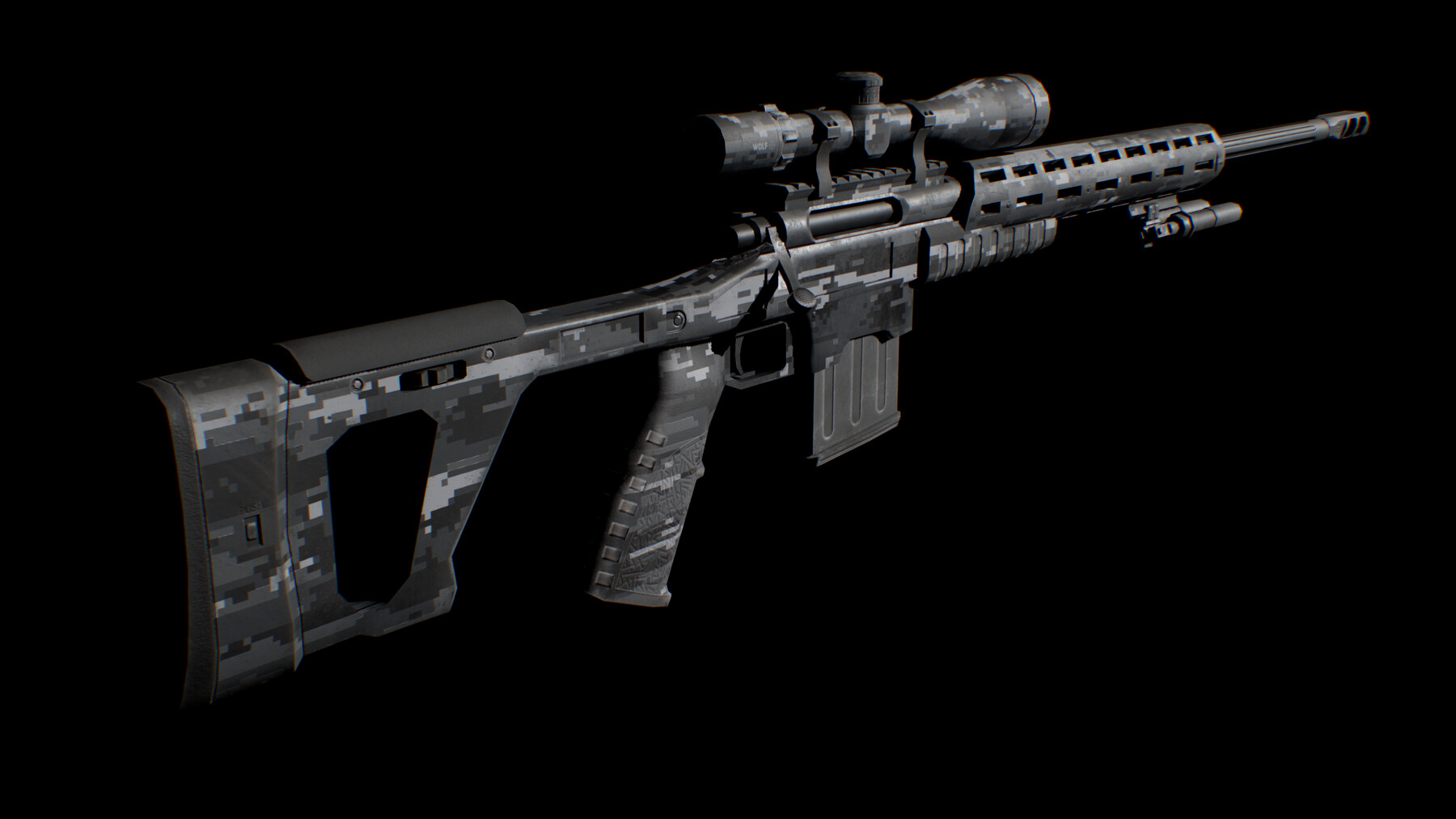 ArtStation - Sniper Rifle | Game Assets