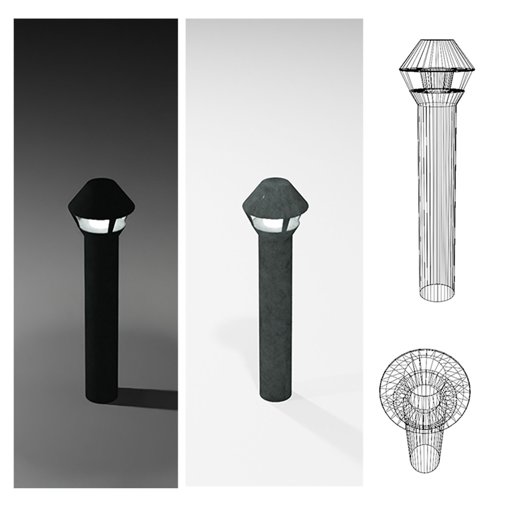 ArtStation - Low Poly Outdoor Lights Pack (6 3D meshes) | Game Assets
