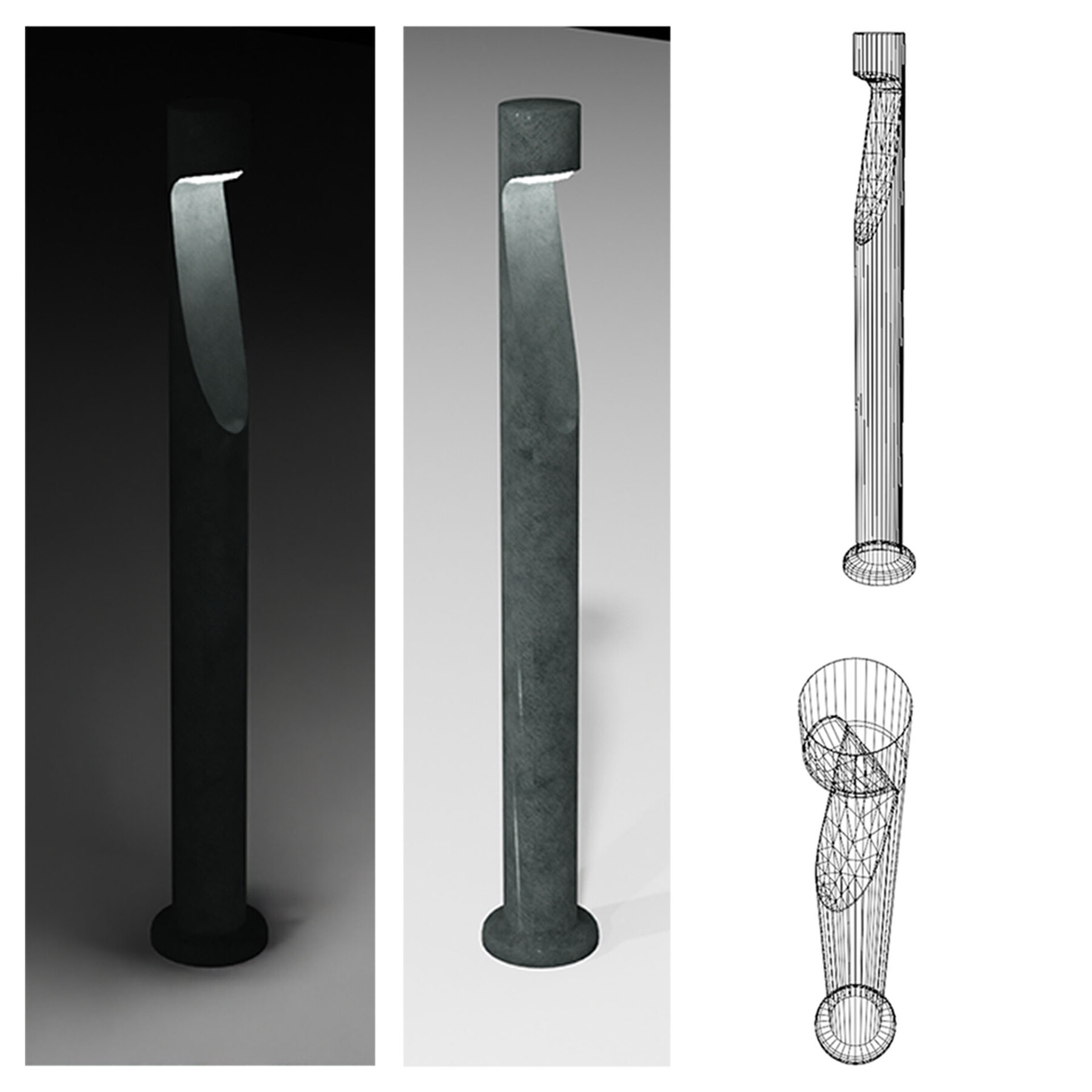 ArtStation - Low Poly Outdoor Lights Pack (6 3D meshes) | Game Assets