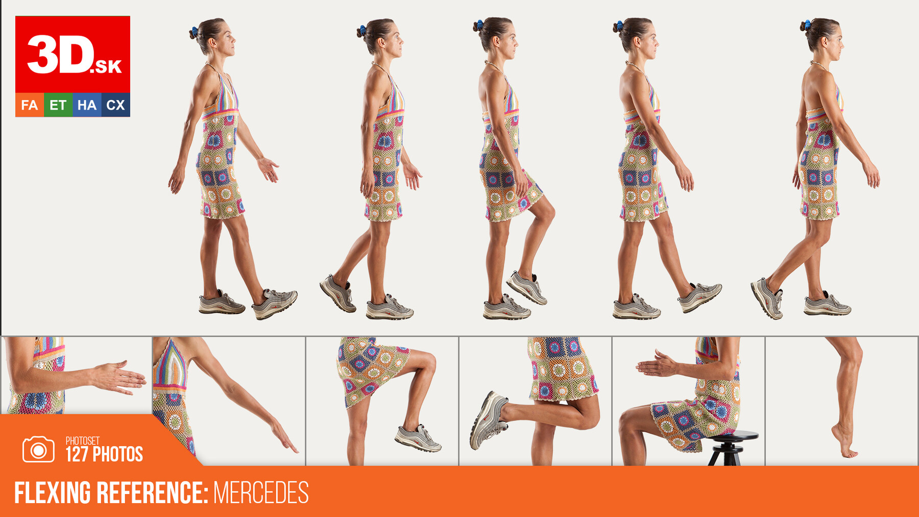 ArtStation - Flexing Female Reference | Mercedes | Resources