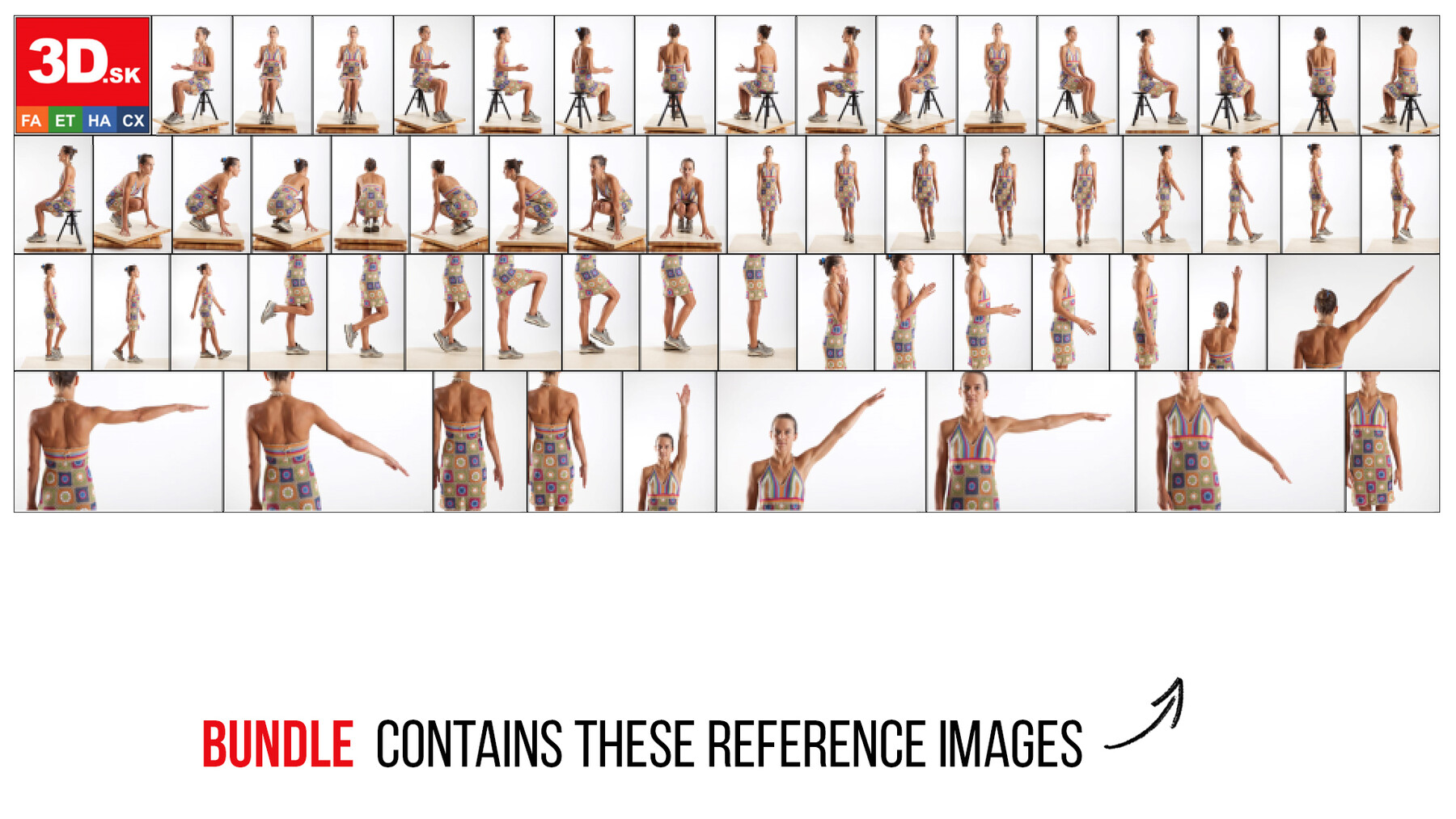 ArtStation - Flexing Female Reference | Mercedes | Resources