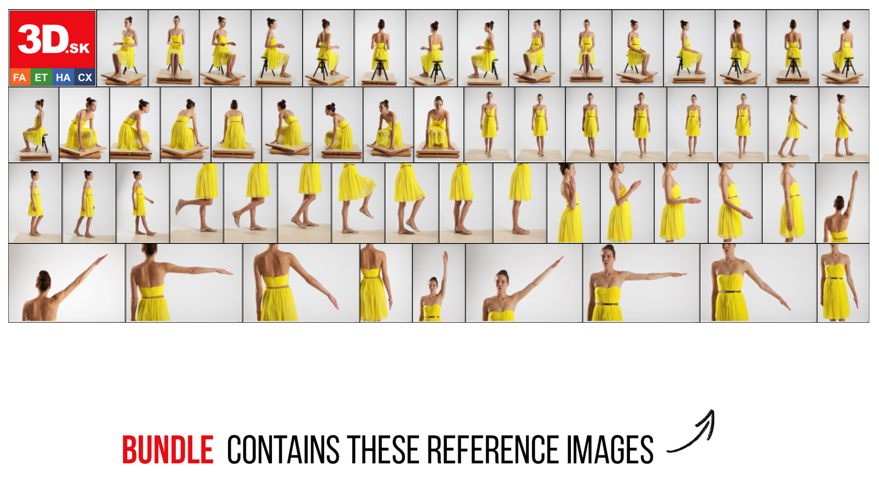 ArtStation - Flexing Female Reference | Tracey | Resources