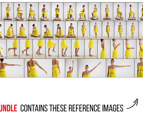 ArtStation - Flexing Female Reference | Tracey | Resources