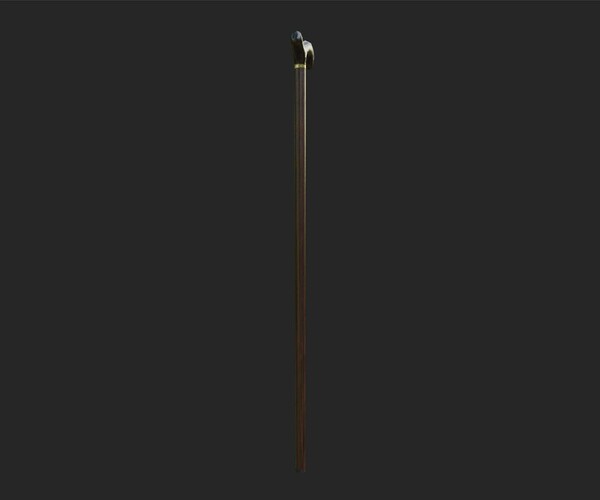 ArtStation - wood walking stick | Game Assets