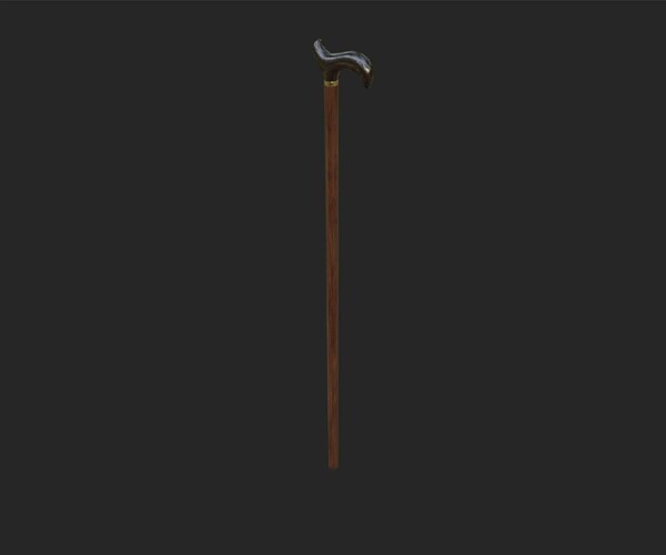 ArtStation - wood walking stick | Game Assets