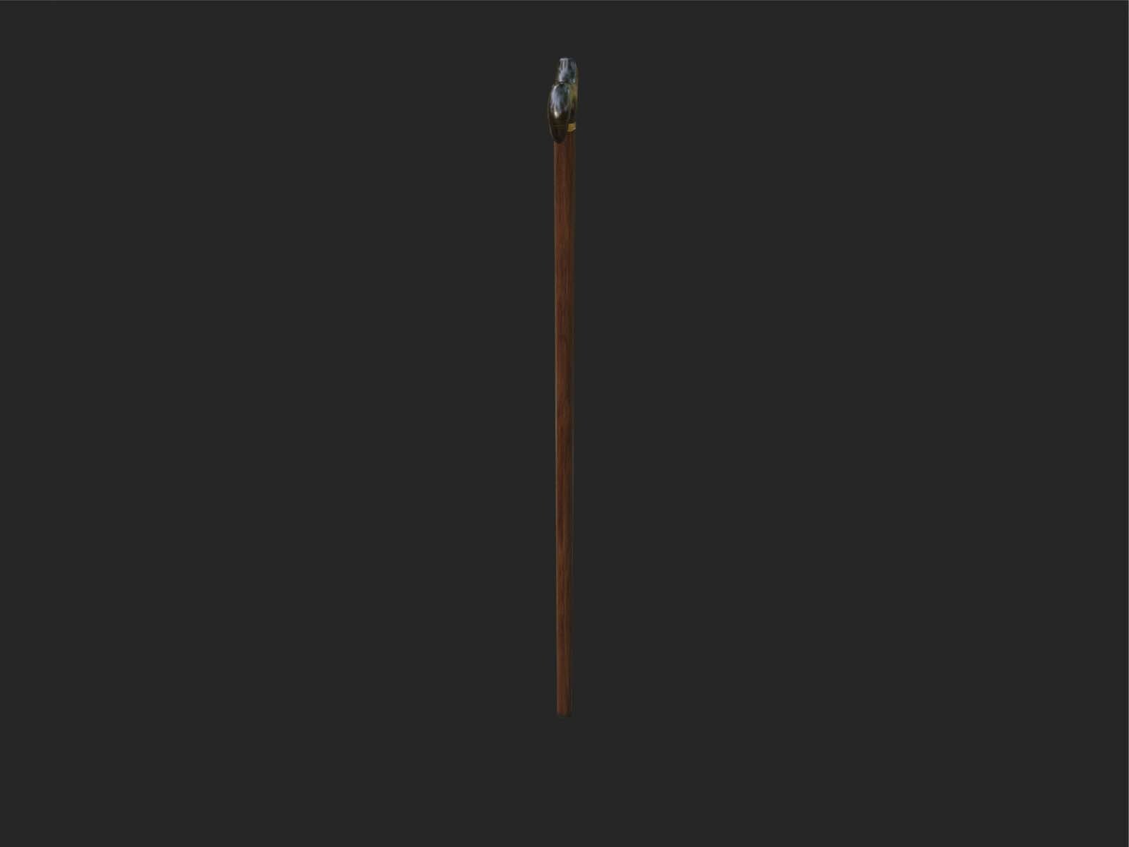 ArtStation - wood walking stick | Game Assets