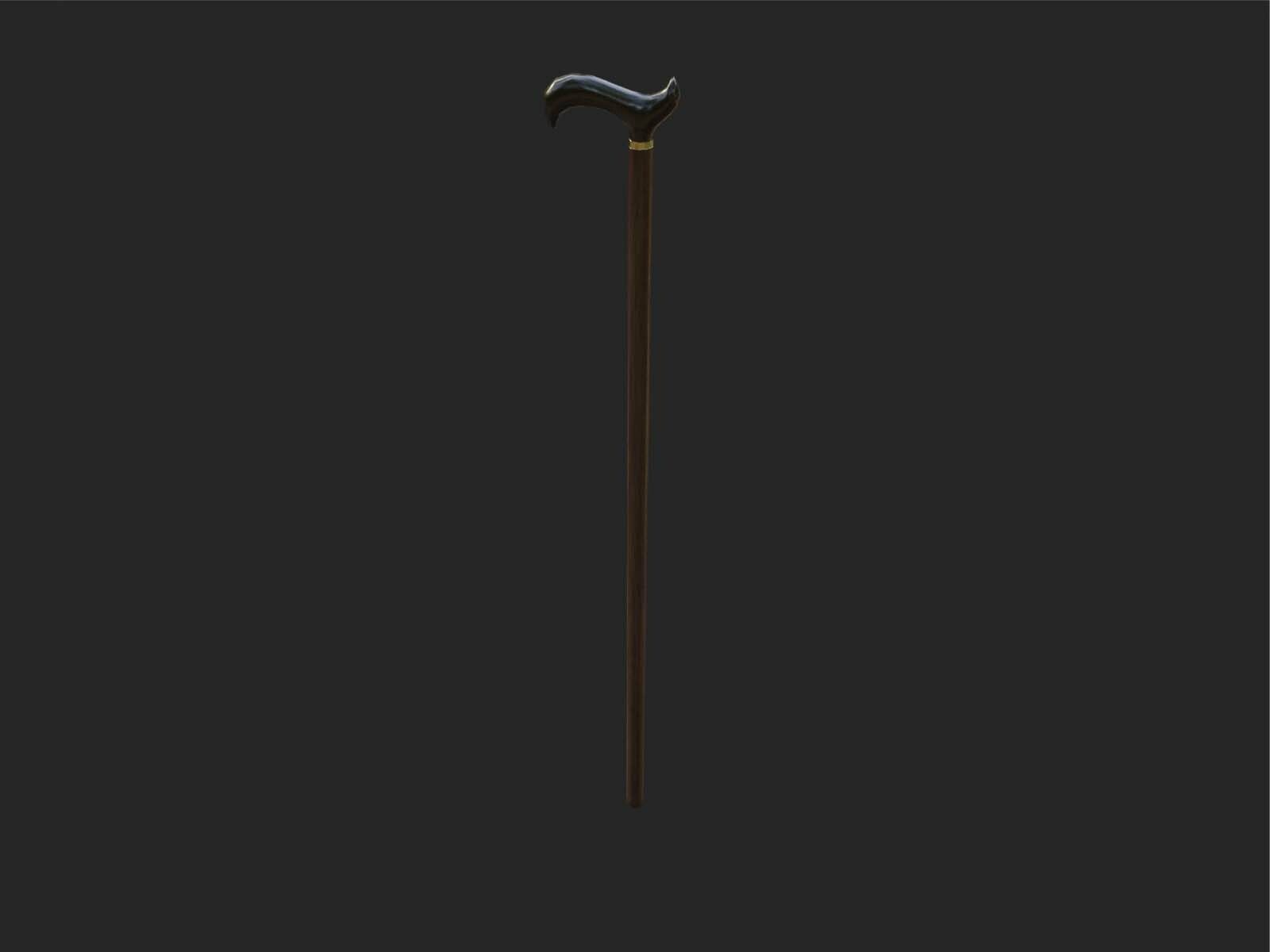 ArtStation - wood walking stick | Game Assets
