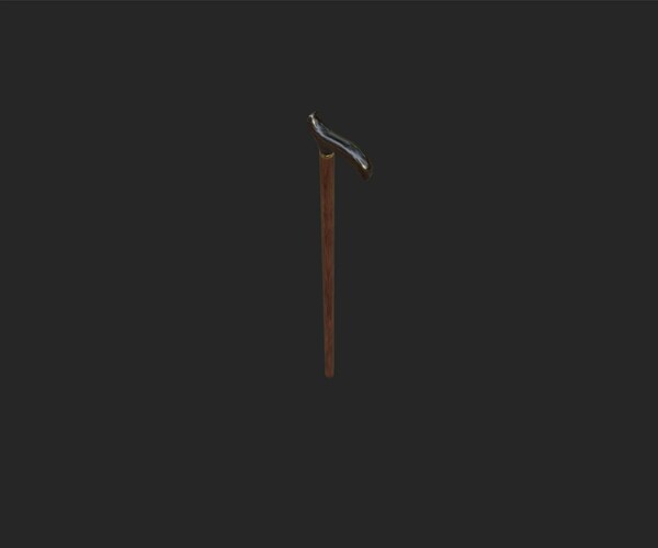 ArtStation - wood walking stick | Game Assets