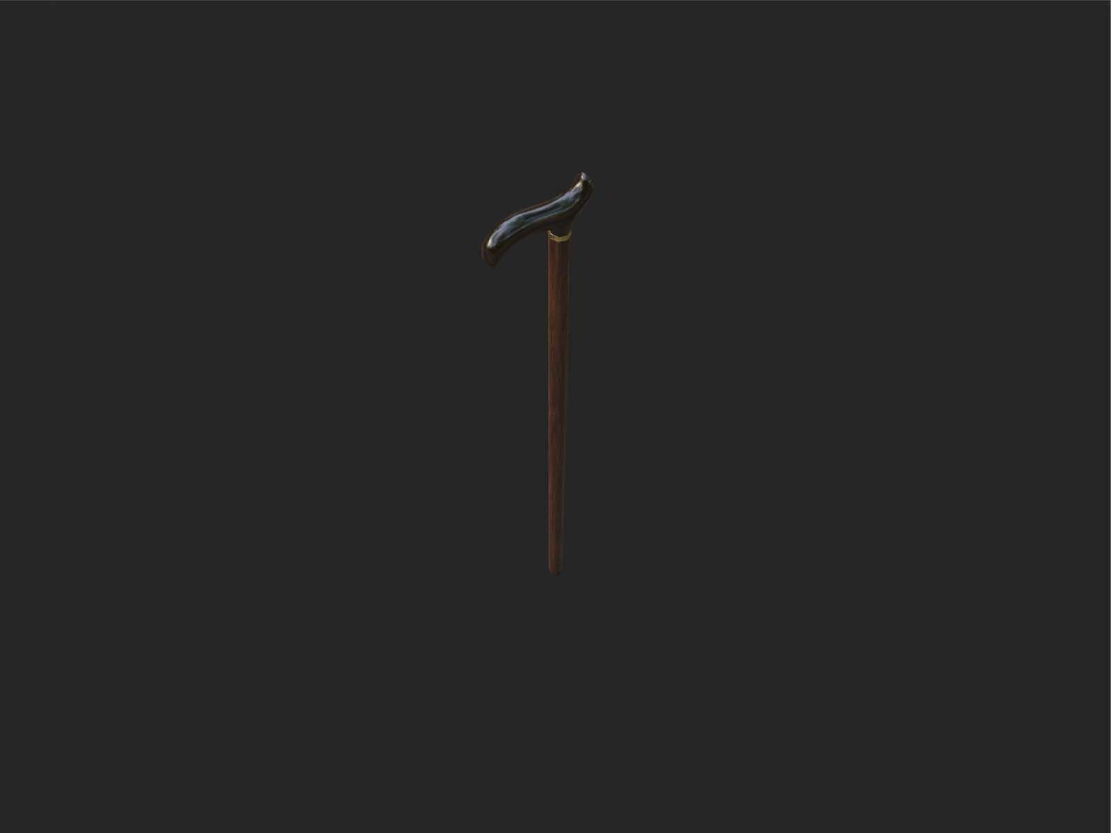 ArtStation - wood walking stick | Game Assets