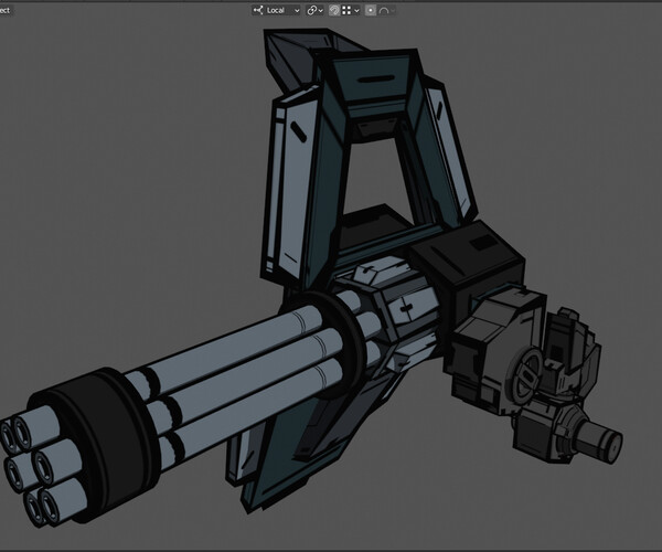 ArtStation - Anime-Style: SCI-FI Shoulder-WEAPONS (Pack) | Resources