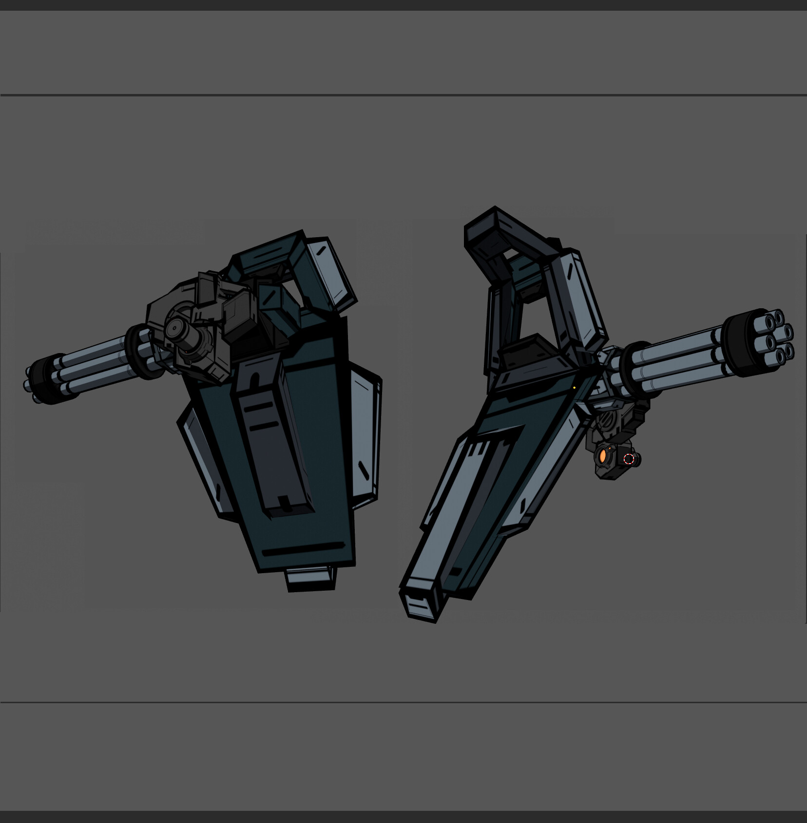 ArtStation - Anime-Style: SCI-FI Shoulder-WEAPONS (Pack) | Resources
