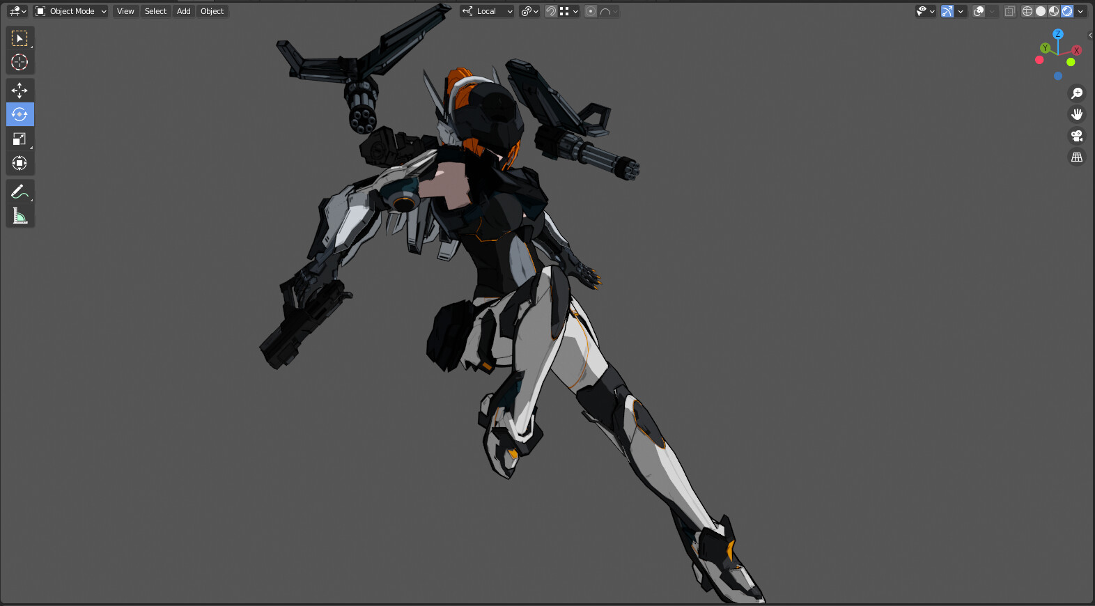 ArtStation - Anime-Style: SCI-FI Shoulder-WEAPONS (Pack) | Resources