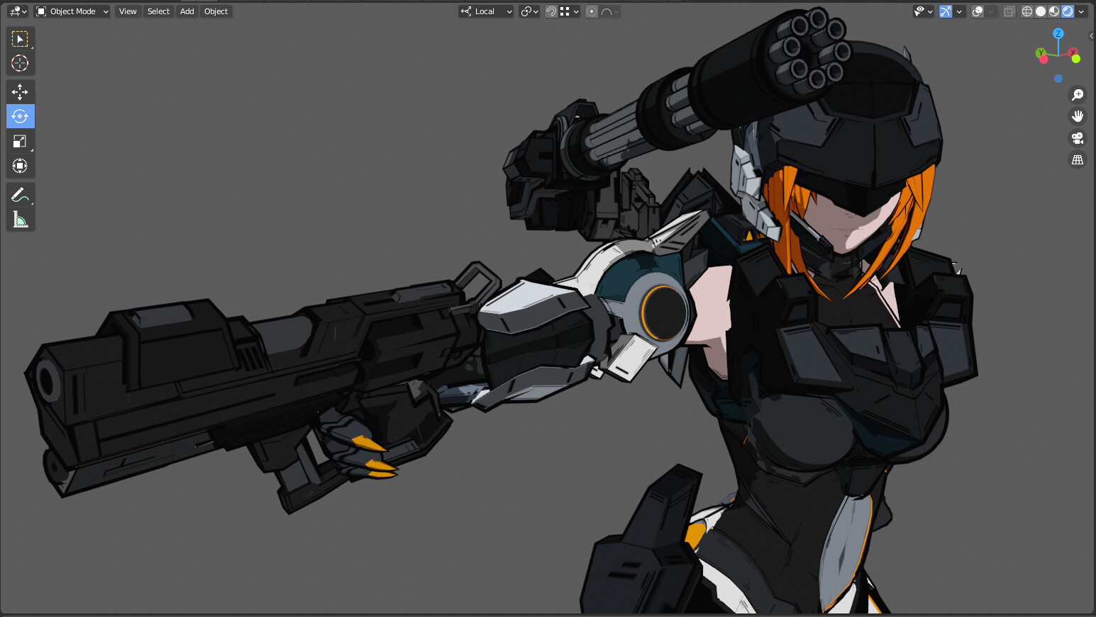 ArtStation - Anime-Style: SCI-FI Shoulder-WEAPONS (Pack) | Resources