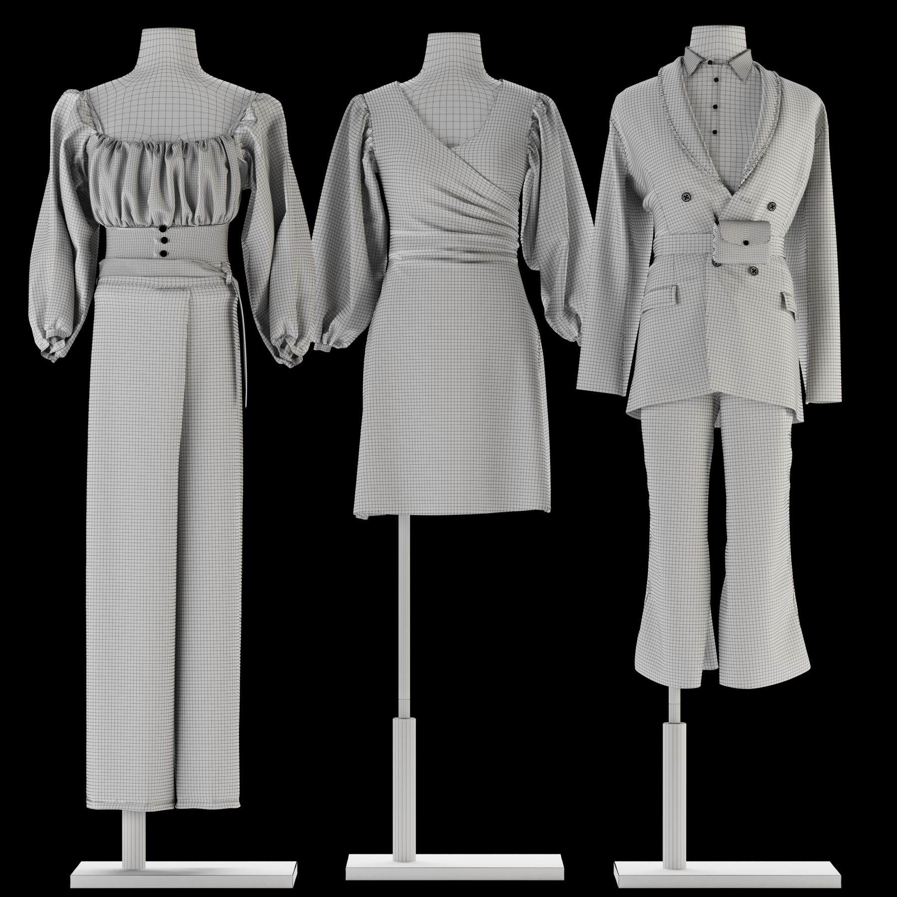 ArtStation - Mannequin Vol 02 | Game Assets