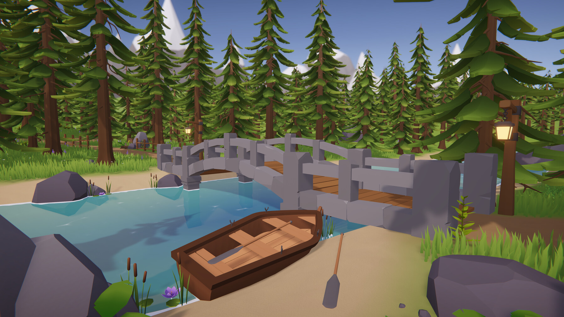 ArtStation - Low Poly Fantasy Forest - Asset for Unity 3D and Unreal Engine | Game Assets