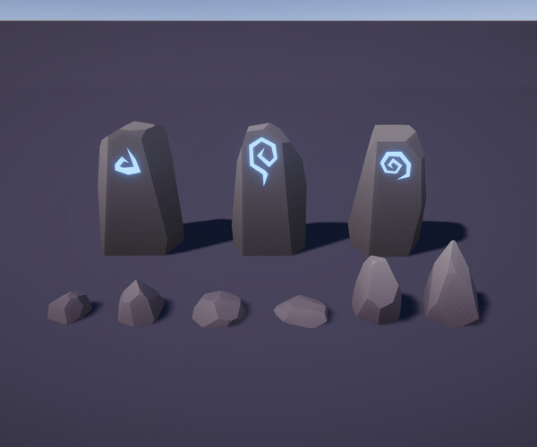 ArtStation - Low Poly Fantasy Forest - Asset for Unity 3D and Unreal ...