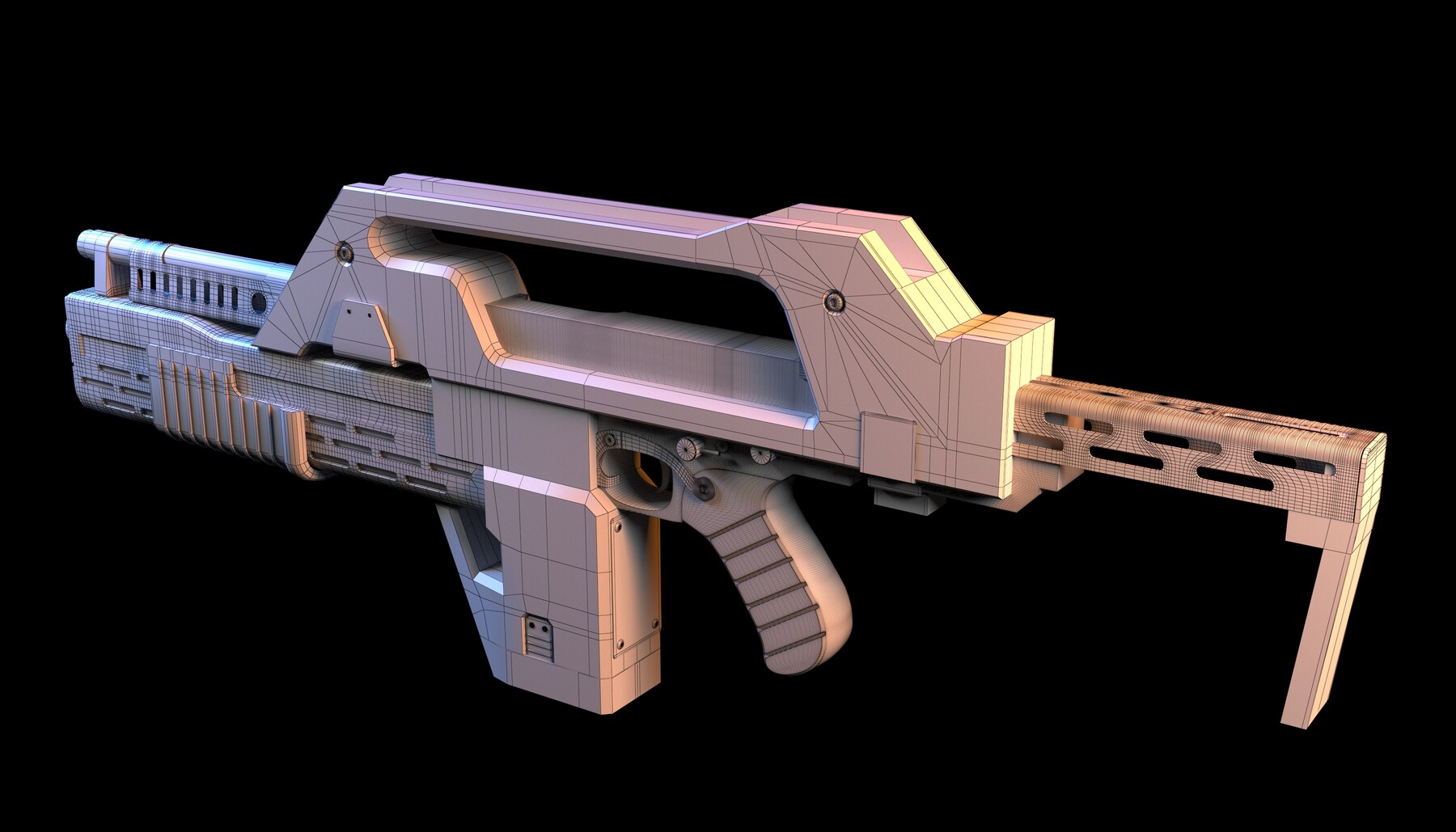 ArtStation - M41A Pulse Rifle Alien | Resources