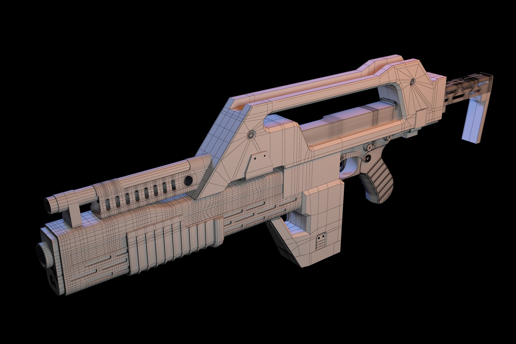 ArtStation - M41A Pulse Rifle Alien | Resources