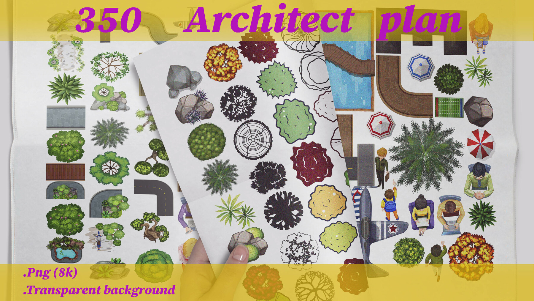 ArtStation - 350 Architect plan 8k background transparent | Resources