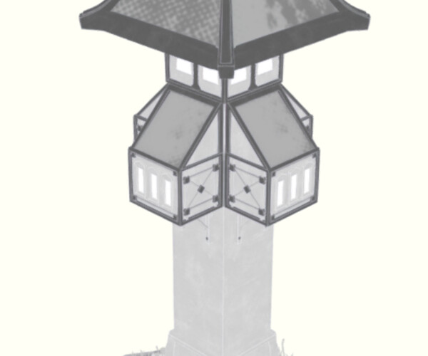 ArtStation - Tower / Watchtower on Island (LP) ( Stylized ) | Game Assets
