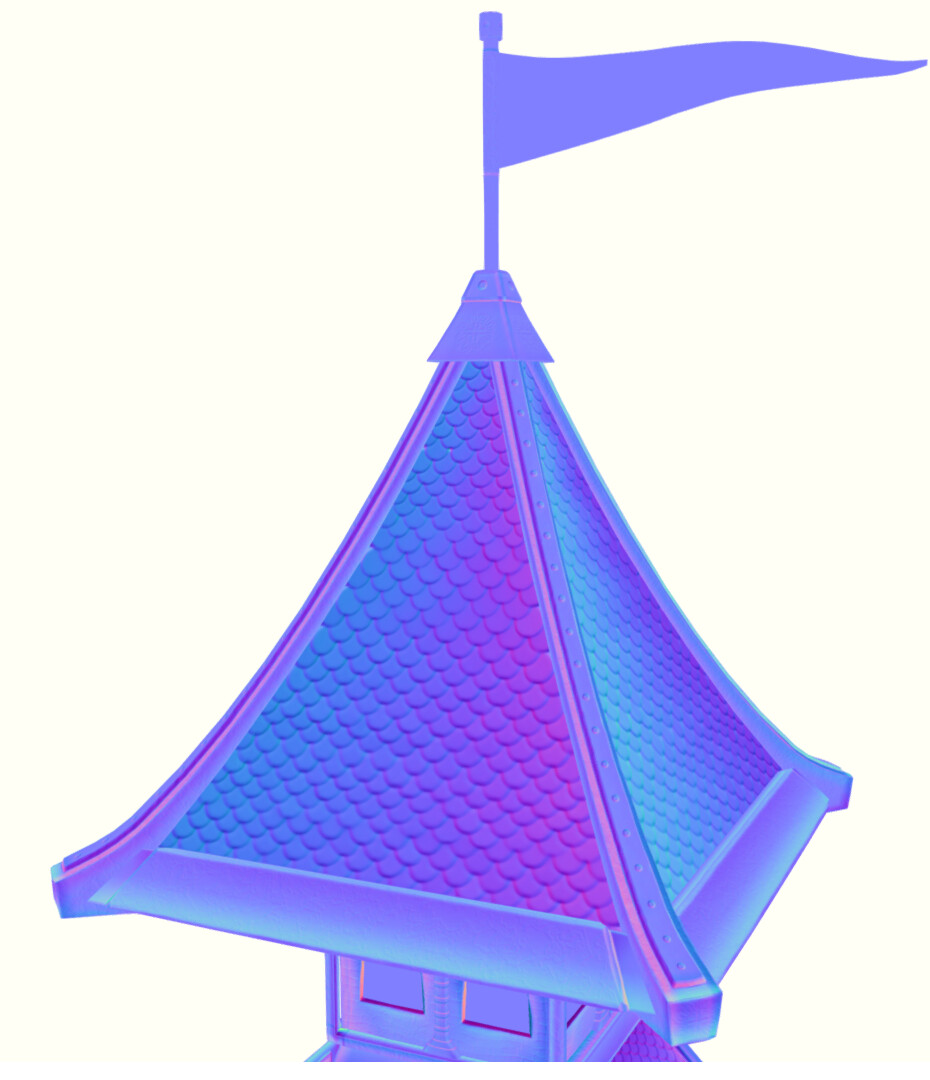 ArtStation - Tower / Watchtower on Island (LP) ( Stylized ) | Game Assets