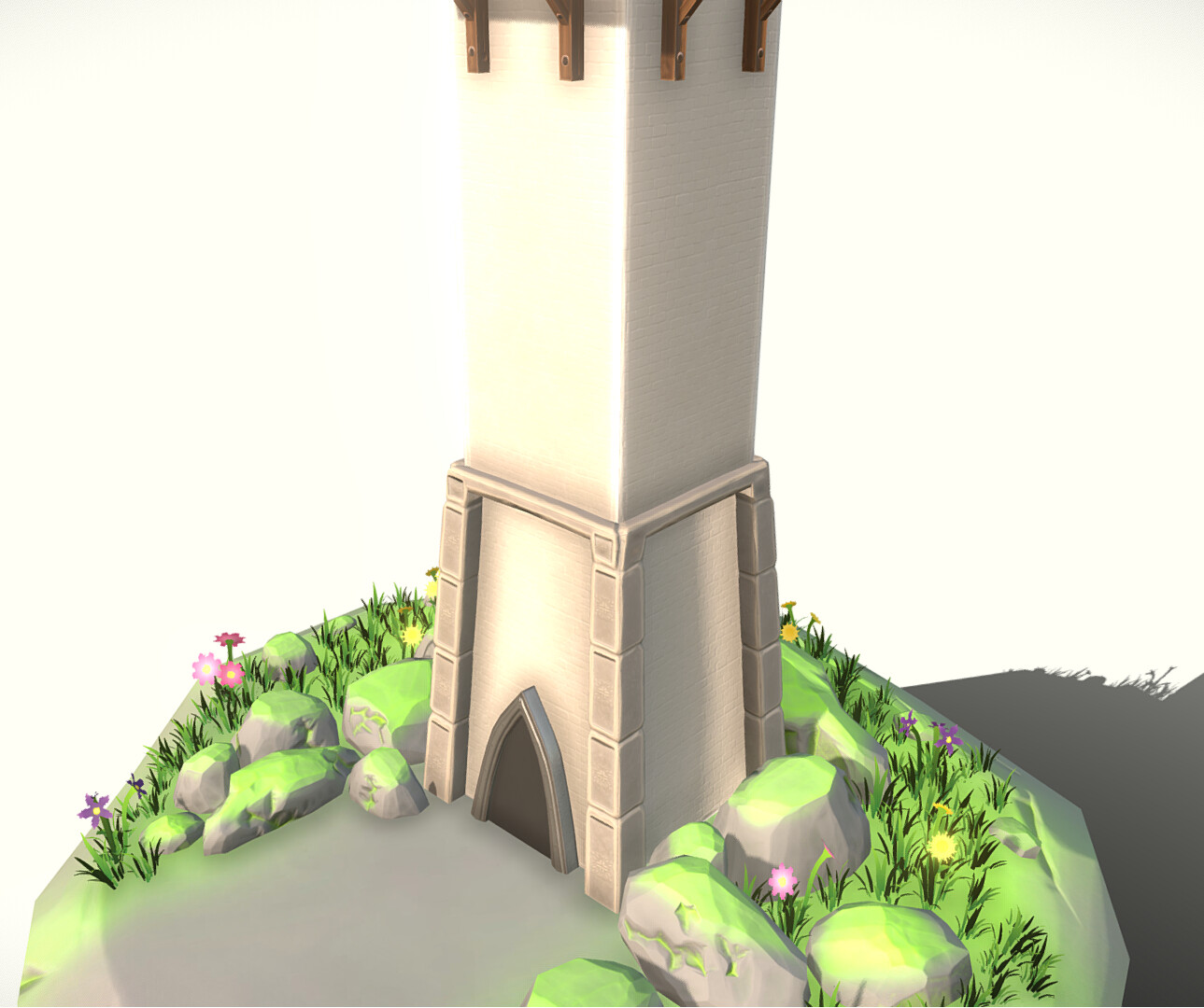 ArtStation - Tower / Watchtower on Island (LP) ( Stylized ) | Game Assets