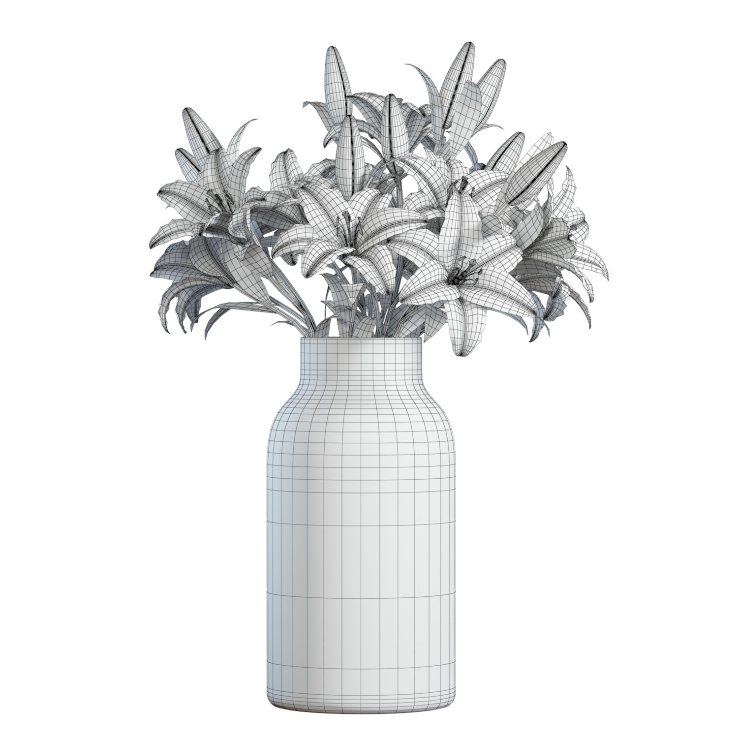 ArtStation - 3D Model / Flower Set 11 / Yellow Lilies Bouquet | Resources
