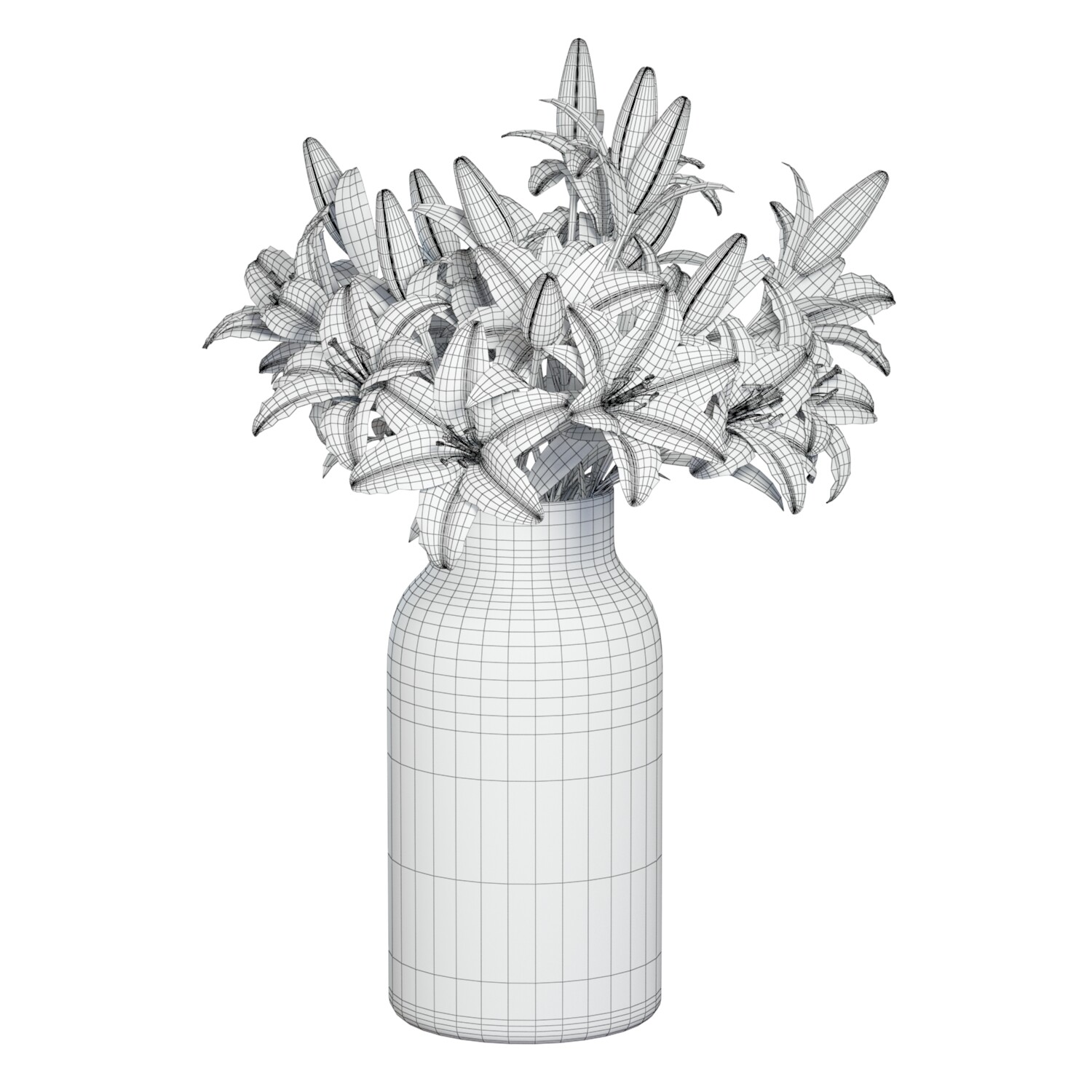 ArtStation - 3D Model / Flower Set 11 / Yellow Lilies Bouquet | Resources