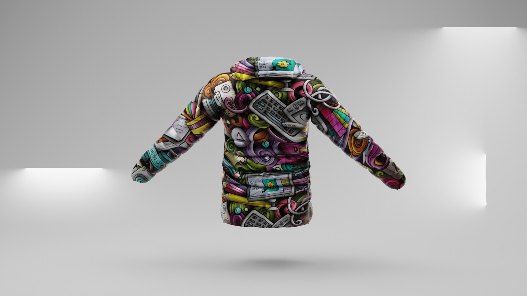 ArtStation - Graffiti Jacket | Game Assets