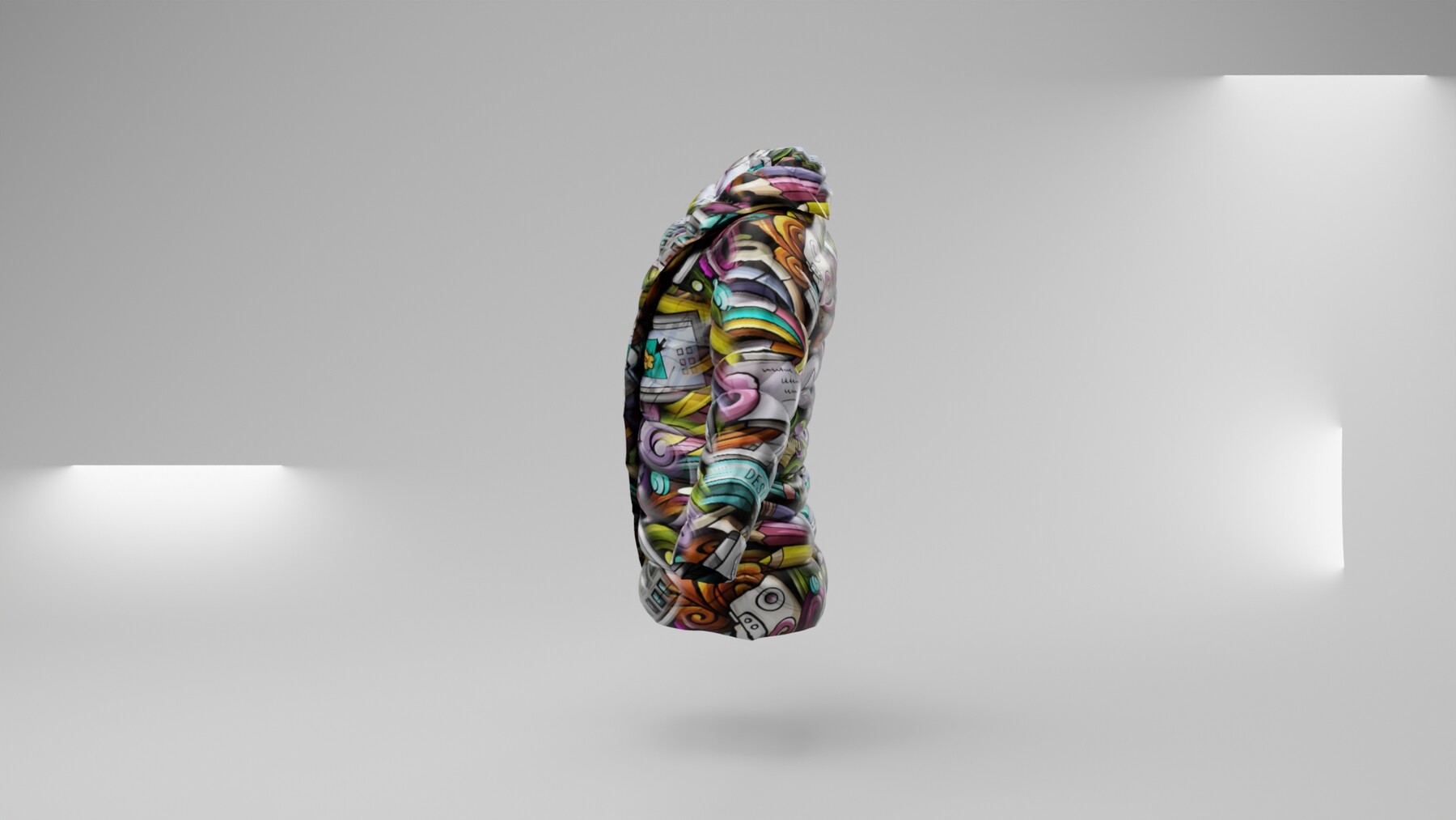 ArtStation - Graffiti Jacket | Game Assets