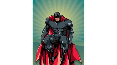 ArtStation - Superhero Sitting Ray Light | Artworks