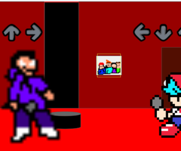 ArtStation - FRIDAY NIGHT FUNKIN vs shawn. future FNF MOD | Artworks