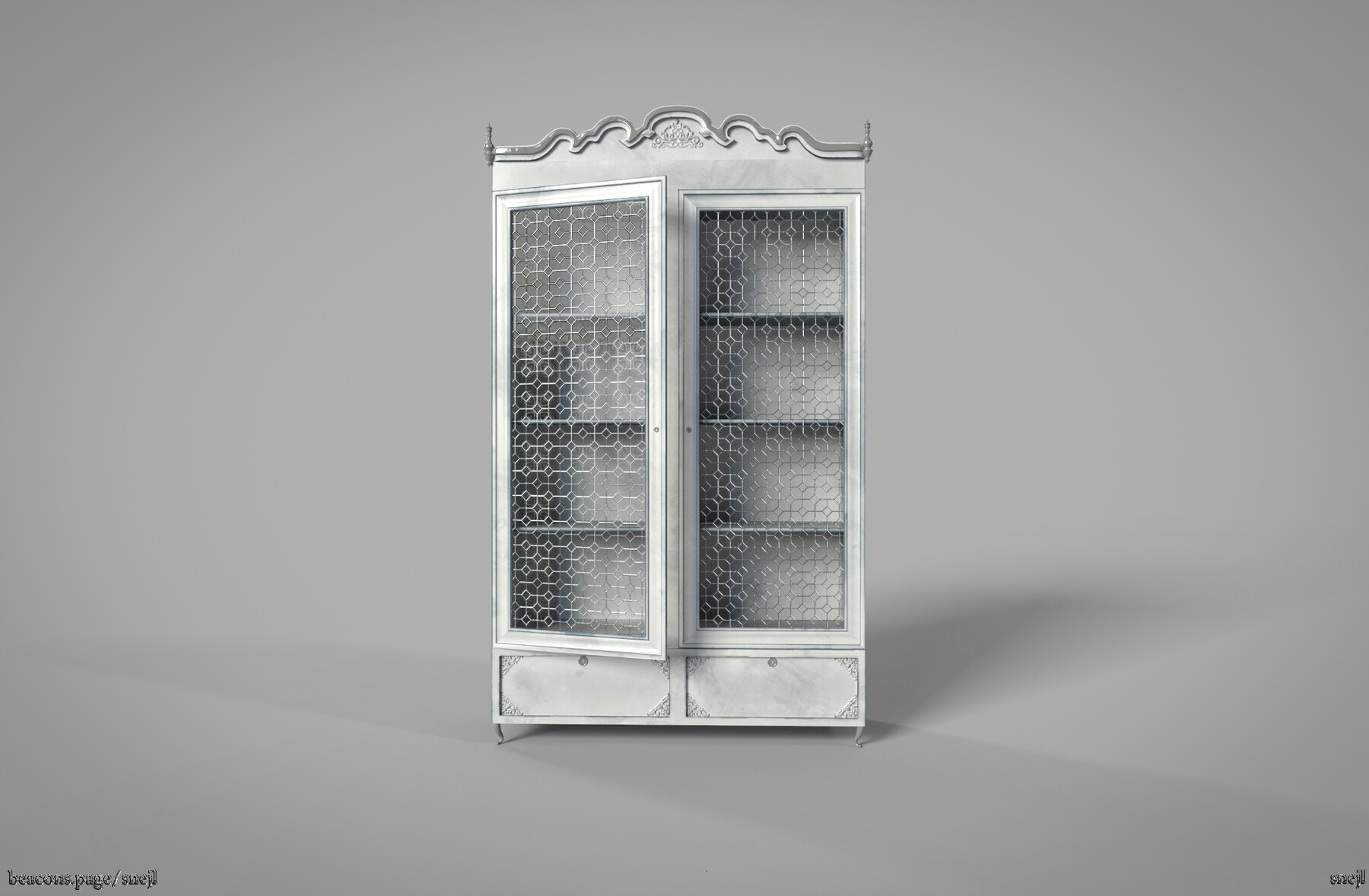 ArtStation - PBR game ready 3D model of cupboard | Game Assets
