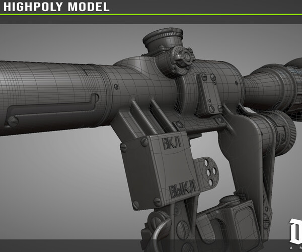 ArtStation - SVD PSO Scope FREE | Resources