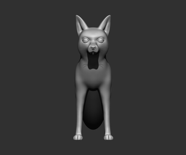 ArtStation - fox 3d print model | Resources