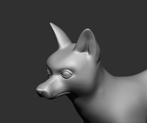 ArtStation - fox 3d print model | Resources